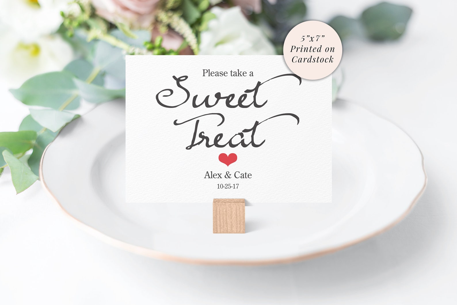 Rustic Wedding Sweet Treat Sign Rustic Wedding Sign Bridal - Etsy
