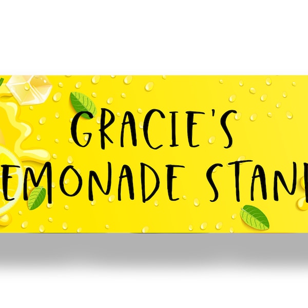 Lemonade Stand Signs - Etsy