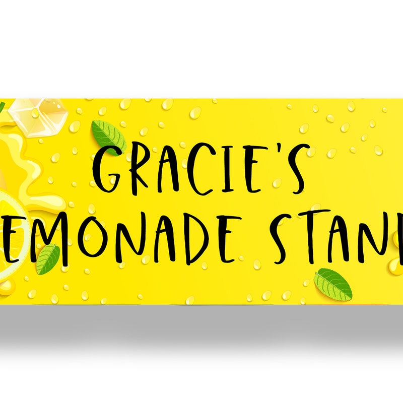 Lemonade Stand Signs - Etsy
