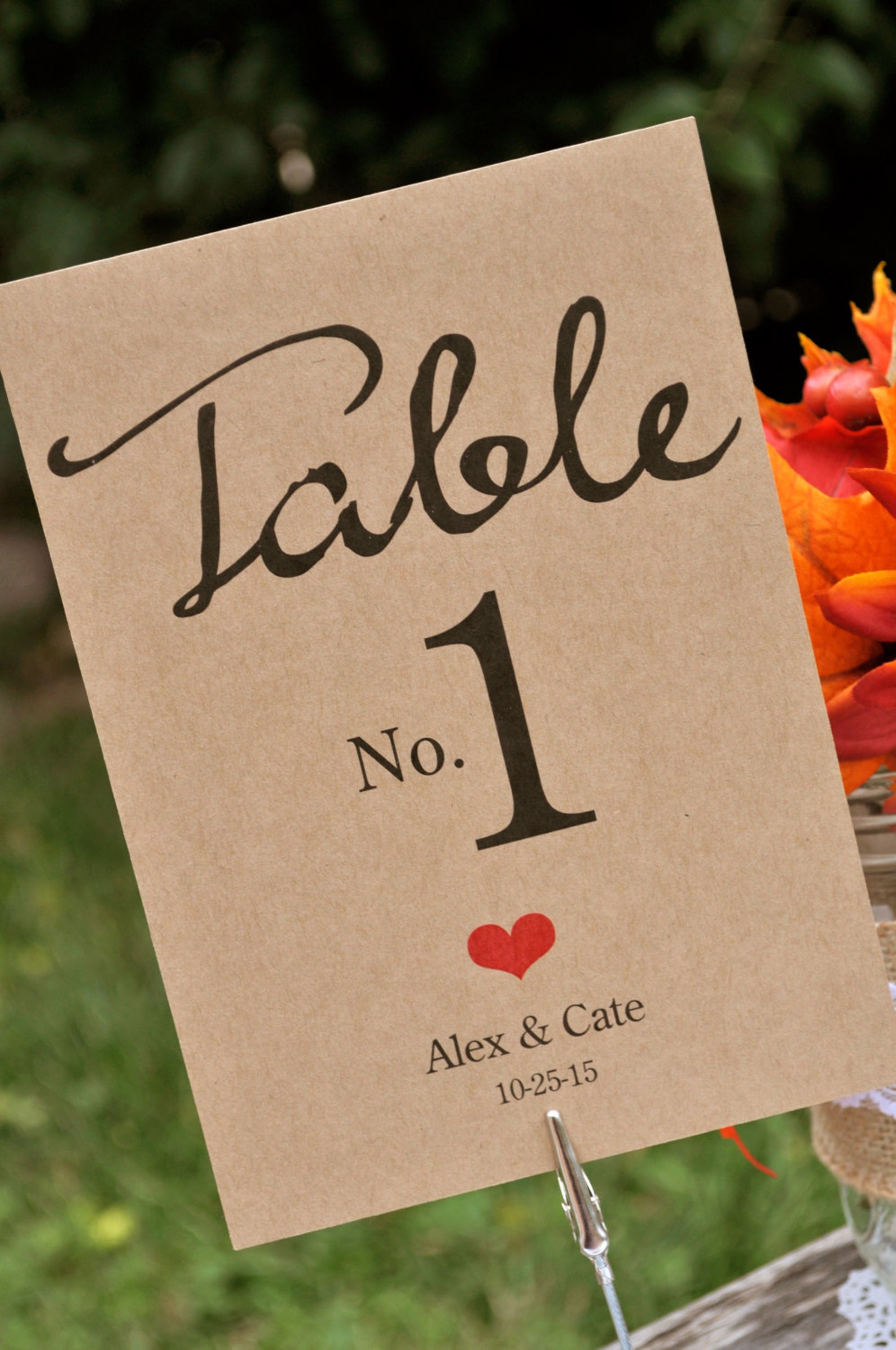 Rustic Wedding Table Numbers Personalized Wedding Reception - Etsy