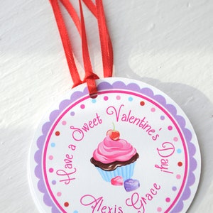 Valentine's Day Treat Tags, Valentines Day Favor Tags, Classroom ...