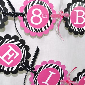 Zebra Cupcake Toppers, Girls 1st Birthday Party, Zebra Stripe Party ...