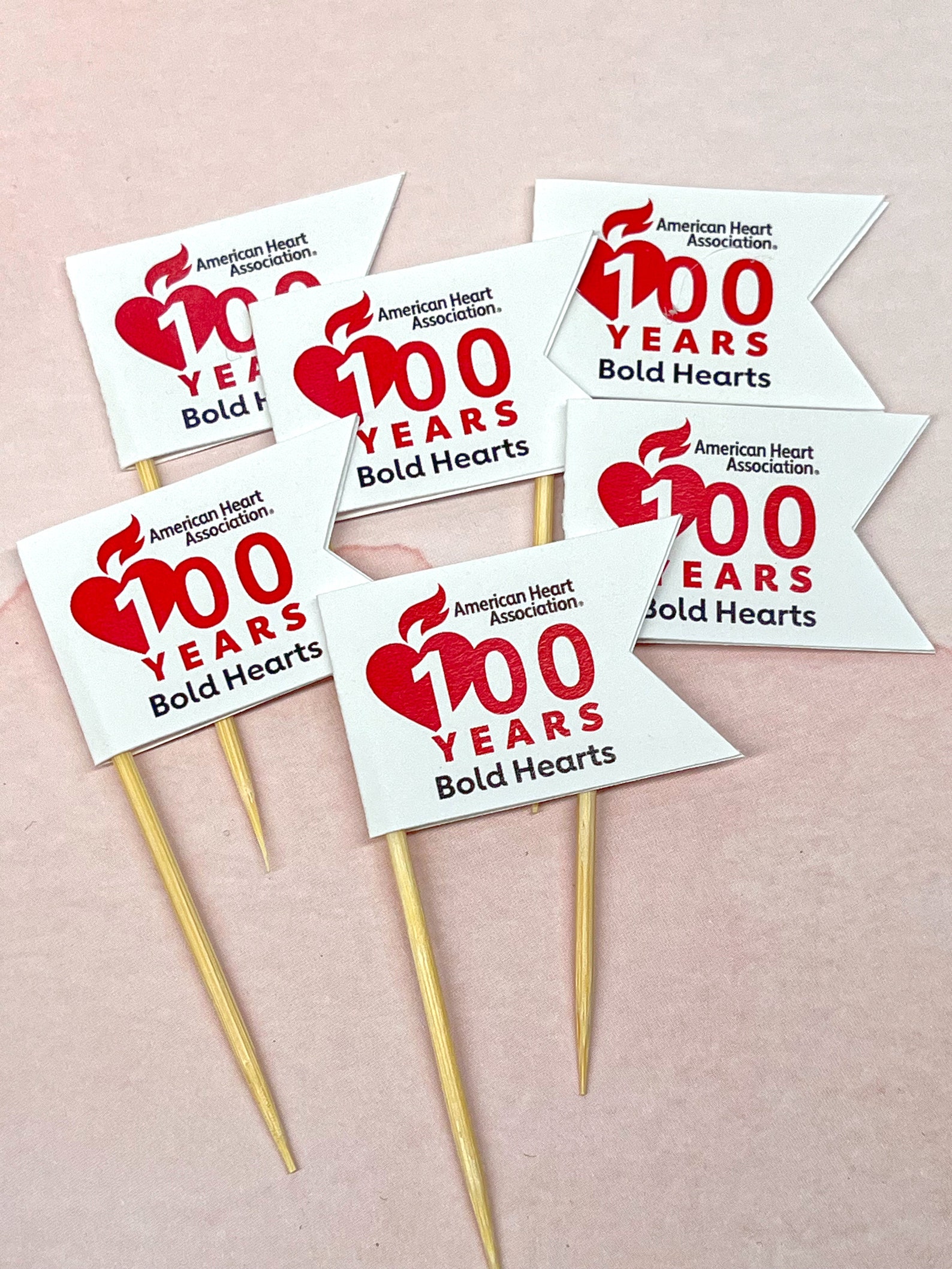 Business Logo Cupcake Flags Toothpick Flags Personalized Corporate Logo ...