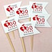 Company Logo Toothpick Flags Personalized Corporate Logo Food Flags ...