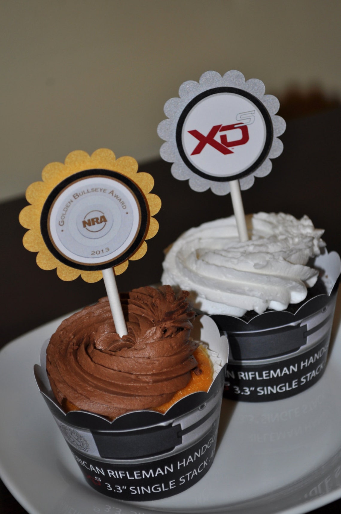 Personalized Corporate Logo Promotional Cupcake Toppers Logo - Etsy