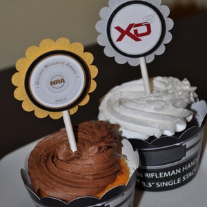 Corporate Logo Cupcake Toppers Business Logo Branded Cupcake Toppers ...