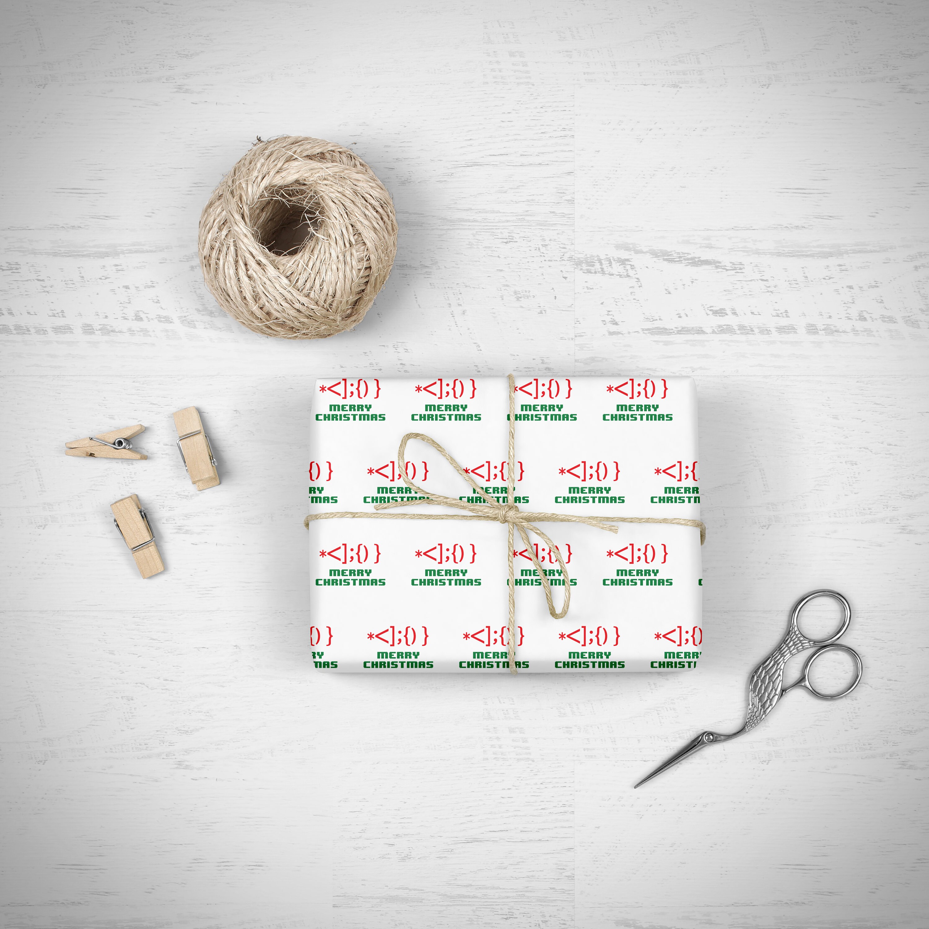 ASCII art Christmas Gift Wrap 8 Bit Gamer Wrapping Paper | Etsy