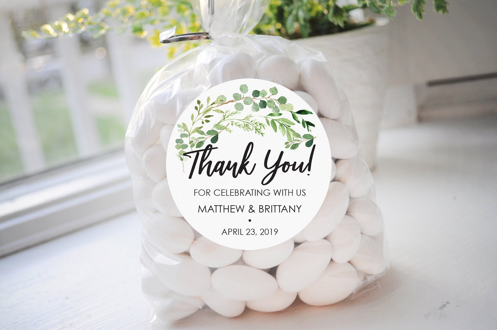 Wedding Favor Stickers Thank You Stickers Wedding Favor - Etsy