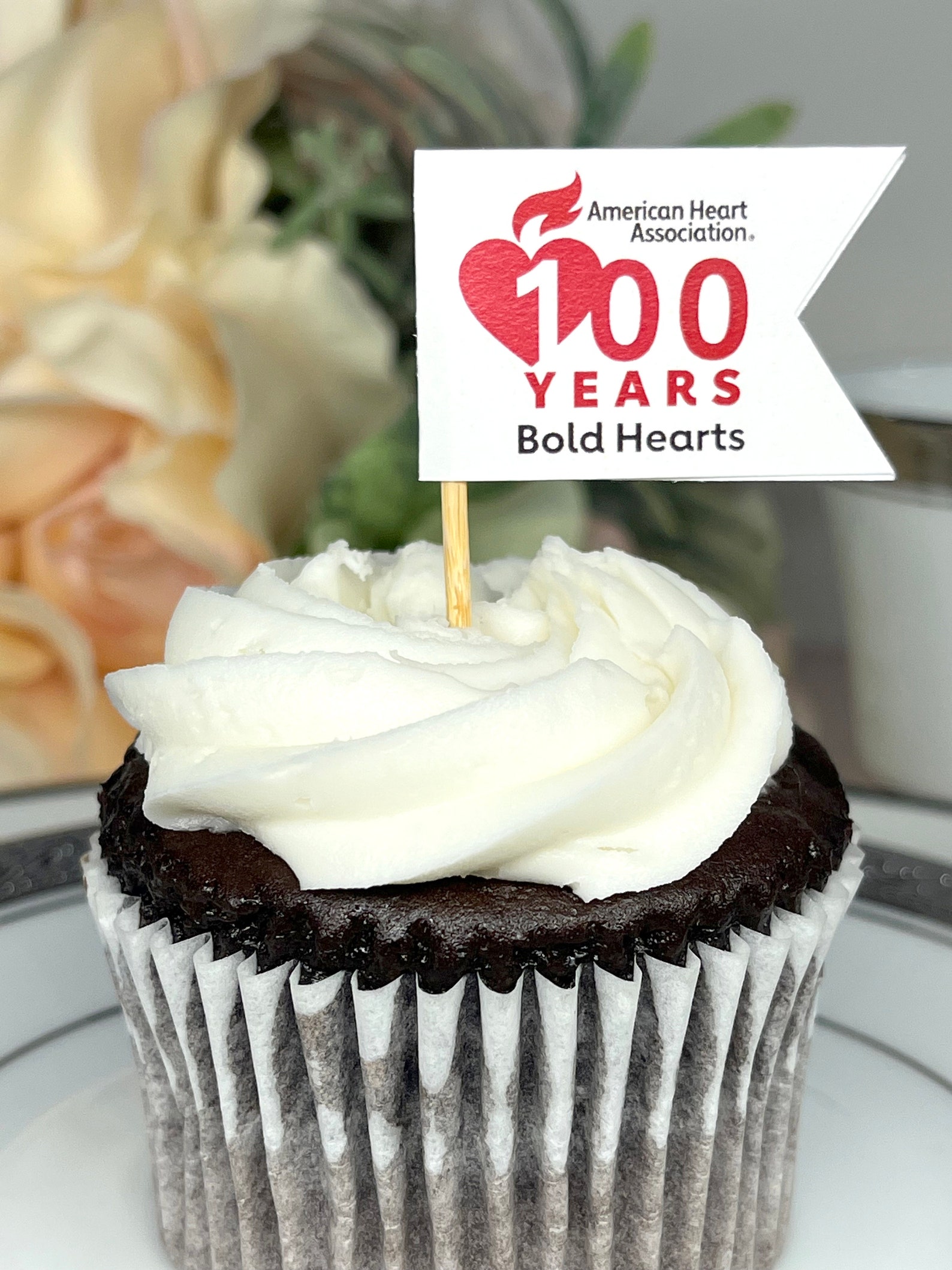 Business Logo Cupcake Flags Toothpick Flags Personalized Corporate Logo ...