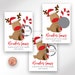 Personalized Reindeer Christmas Party Game Scratch off Ticket Cards ...