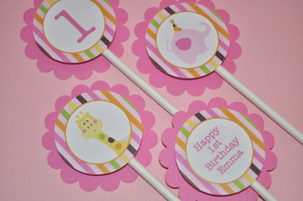 1st Birthday Favor Sticker Labels Thank You Stickers | Etsy