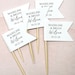 Wedding Cupcake Flags Toothpick Flags Personalized Cupcake Flags Custom ...
