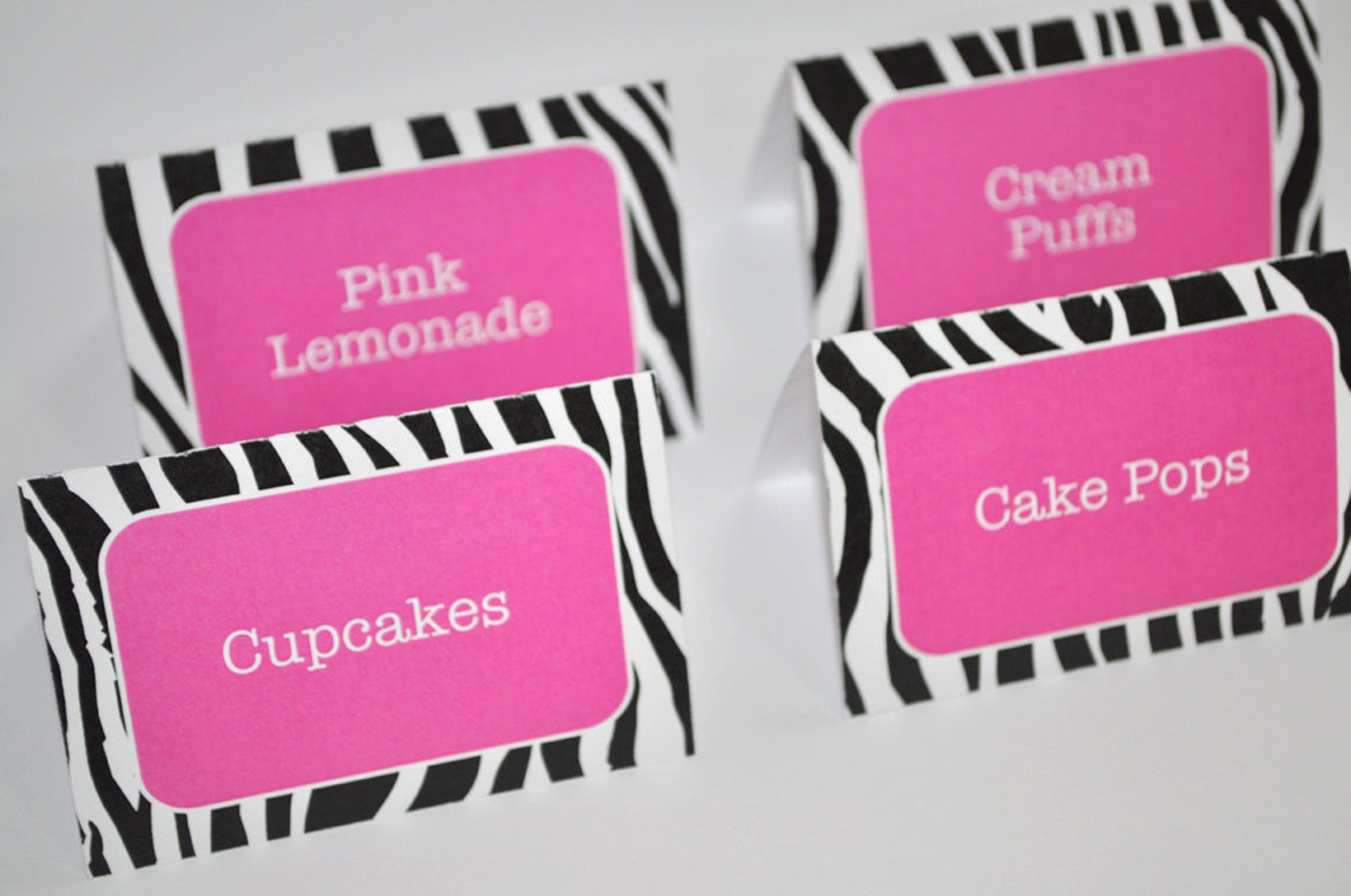 Food Labels Buffet Labels Candy Labels Place Cards Girls | Etsy