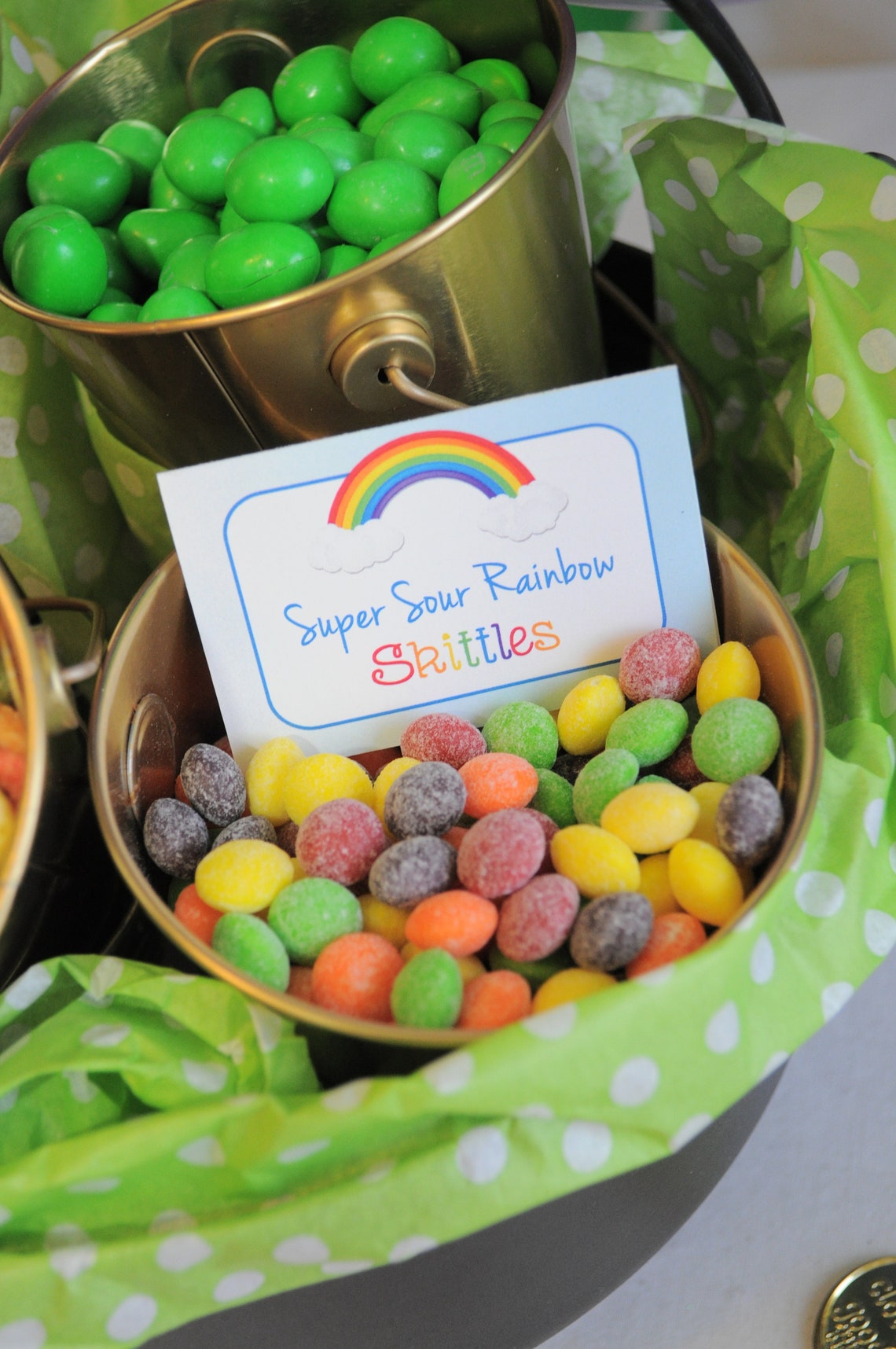 Rainbow Party Food Label Cards Rainbow Candy Labels Rainbow - Etsy