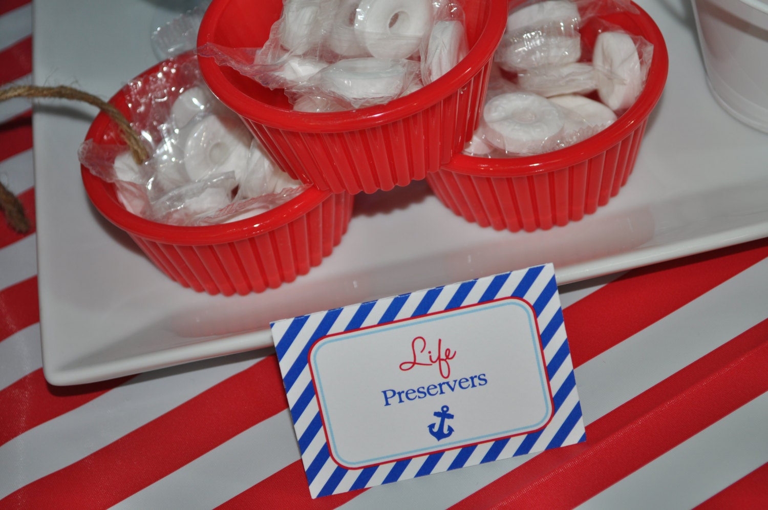 Nautical Food Label Tent Cards Buffet Labels Placecards - Etsy