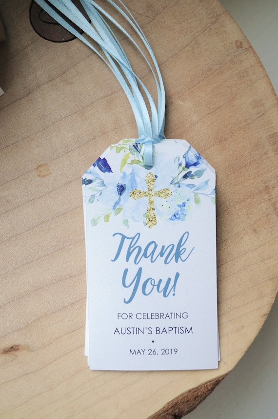Labels For Baptism Favors
