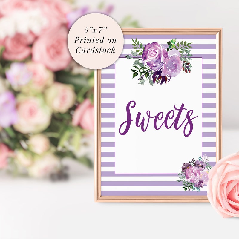 Sweets Table Sign - Etsy