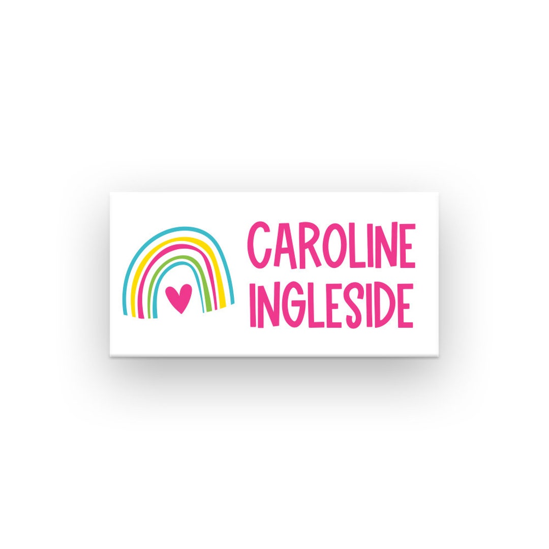 Kids Back to School Labels Custom Name Sticker School Supply Labels ...