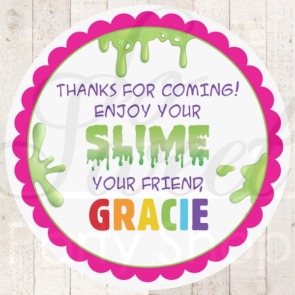 Slime Stickers - Etsy