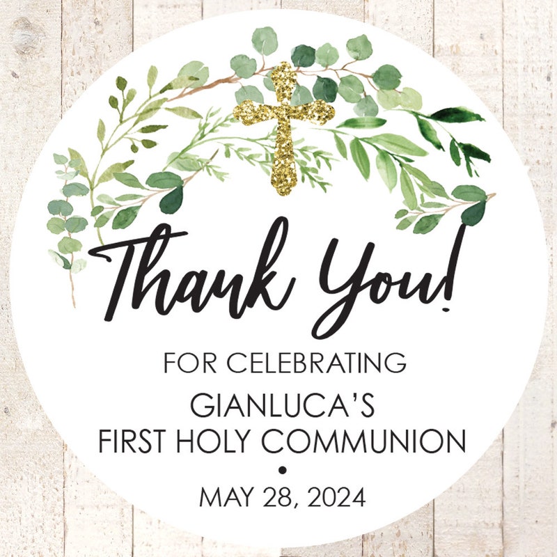 Communion Stickers - Etsy