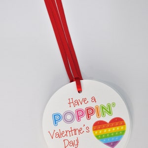 Pop It Valentine Tags, Kids School Valentines Day Pop It Tags ...
