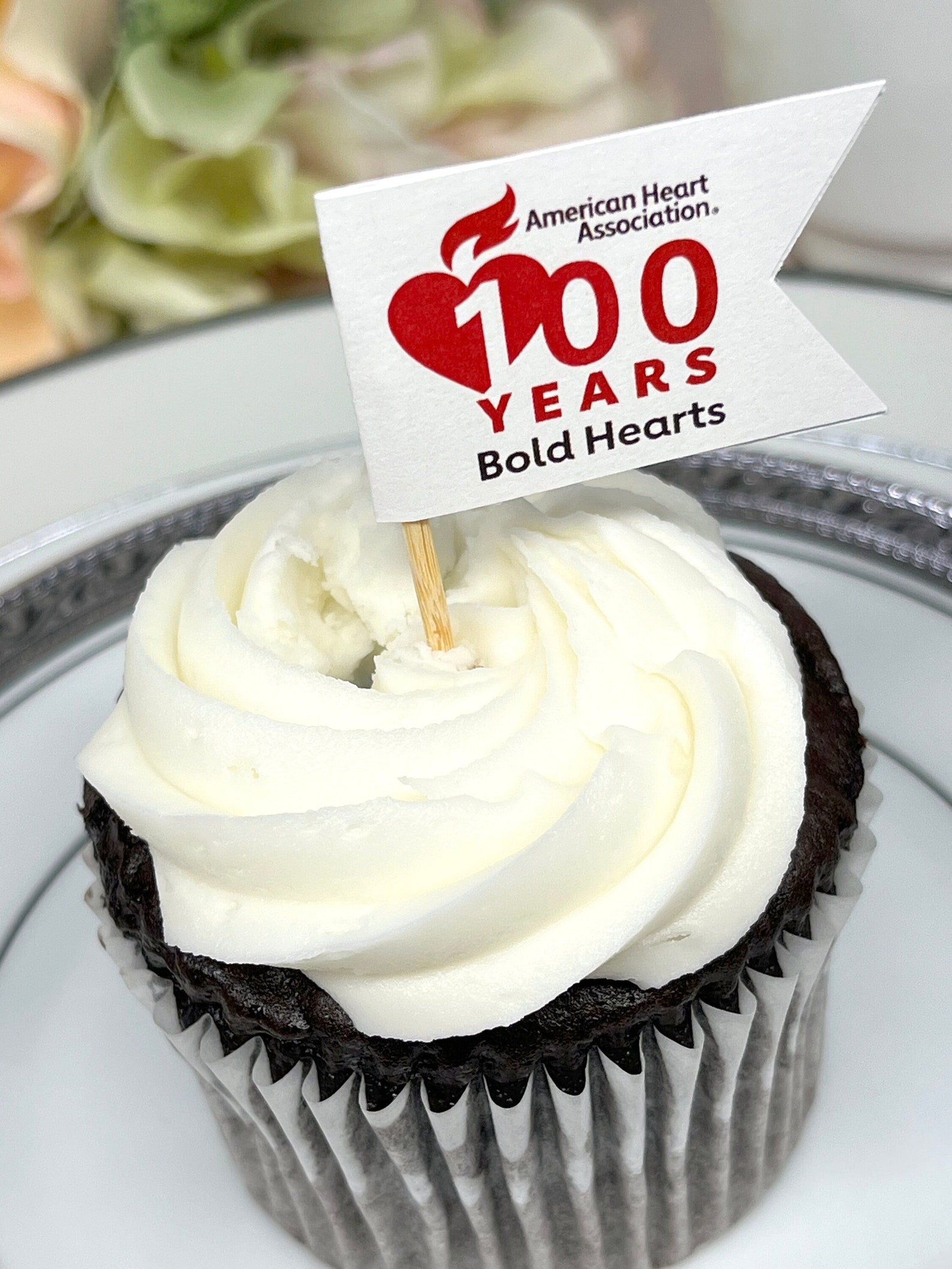 Business Logo Cupcake Flags Toothpick Flags Personalized Corporate Logo ...
