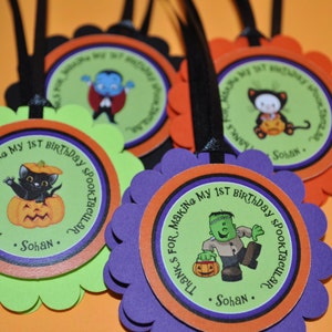 Halloween Cupcake Toppers 1st Birthday Halloween Birthday - Etsy