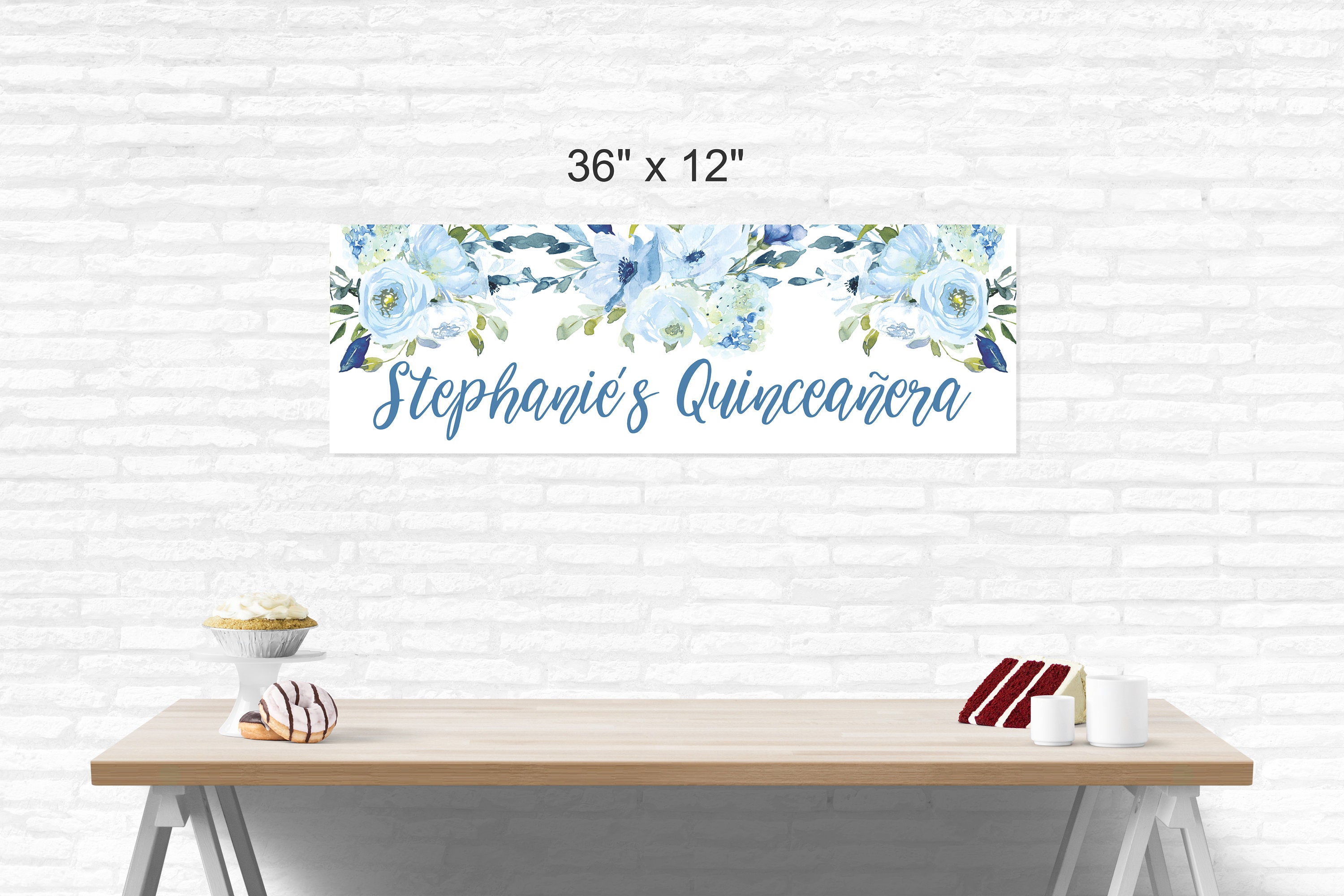 Quinceanera Banner Dulce 15 Mis Quince Anos 15 cumpleaños - Etsy España