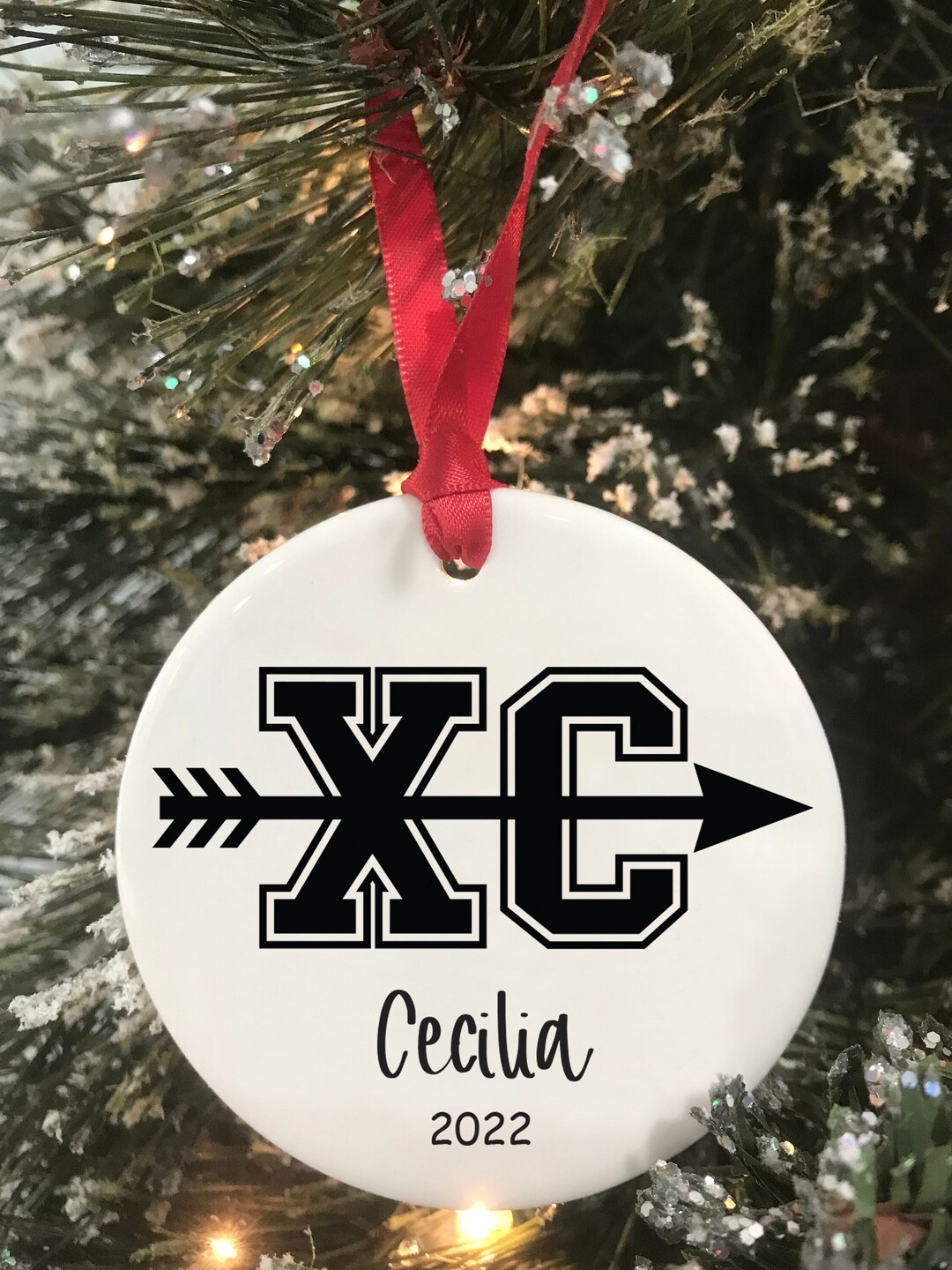 Cross Country Ornament XC Running Ornament Cross Country - Etsy