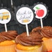 Back to School Party CUPCAKE TOPPERS Teacher Classroom - Etsy