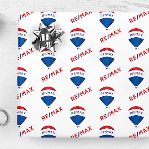 Logo Wrapping Paper Business Logo Gift Wrap Sheets Company Logo Gift ...