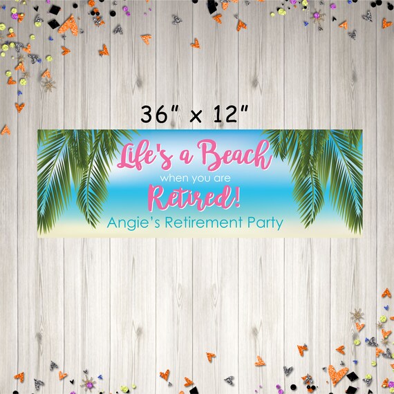 Retirement Beach Borders