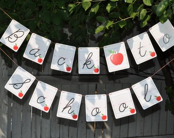 Welcome Banner Apple Banner Apple Classroom Teacher - Etsy