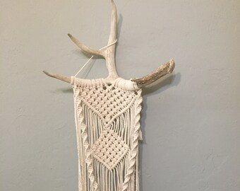 Deer Macrame Antler - Etsy