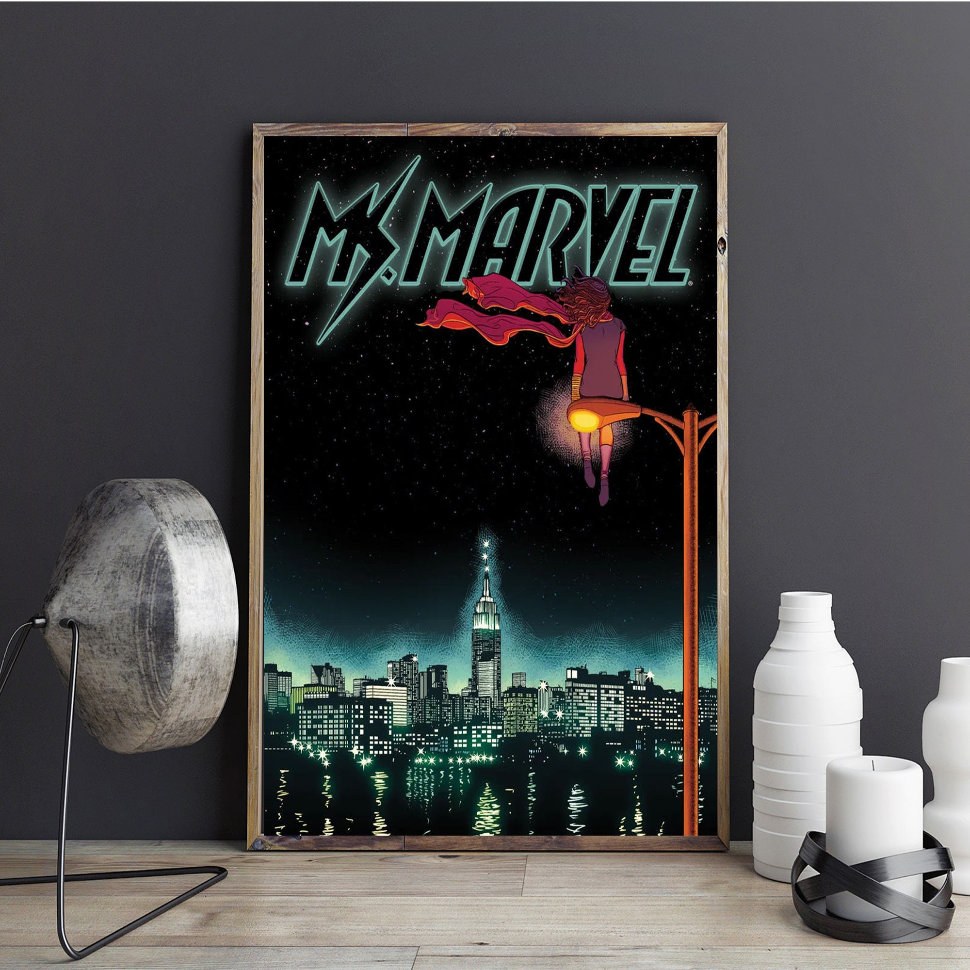Ms Marvel TV Show Poster Ms Marvel Poster Print Ms Marvel | Etsy
