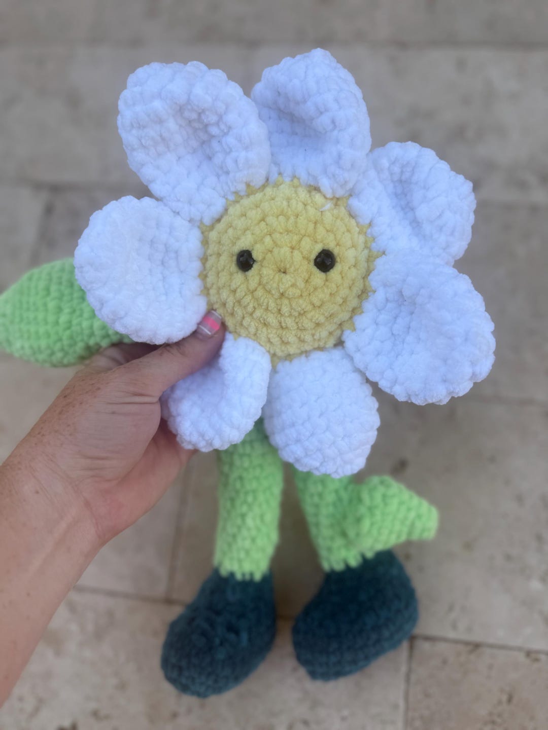 Floppy Plush Flower - Etsy