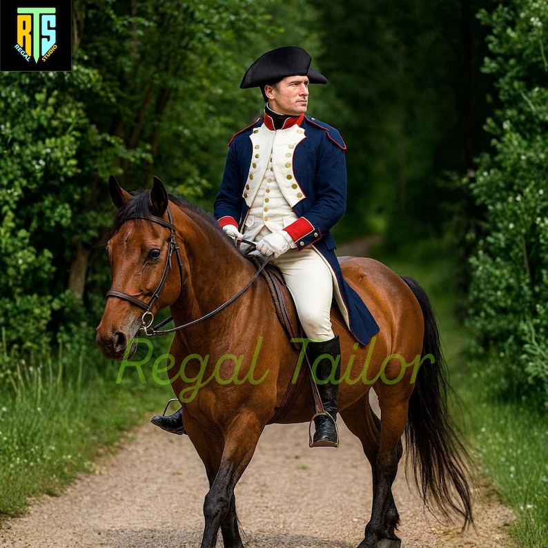 Napoleonic Officer Uniform | 18th Century French Military Wool Coat ...