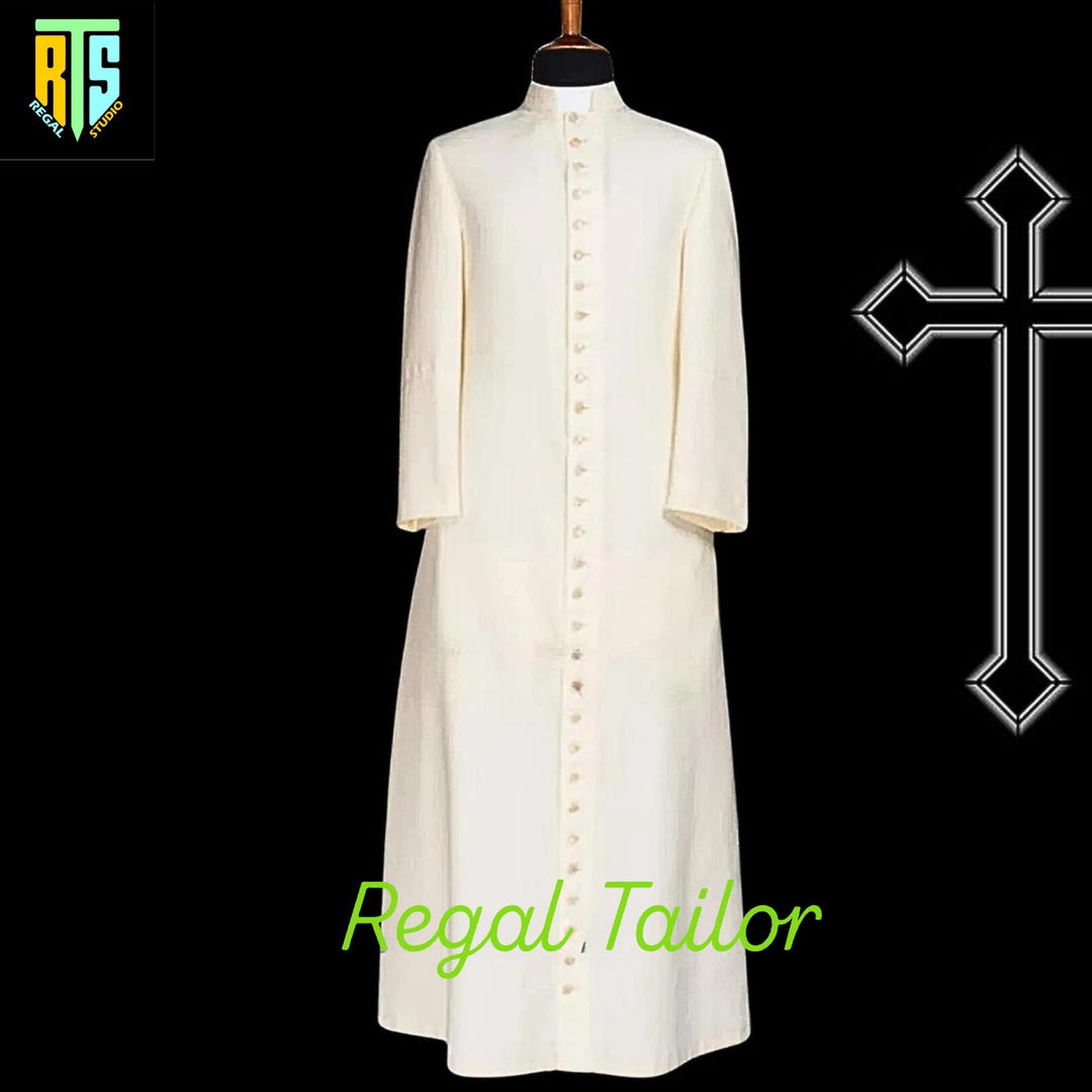 Catholic Priest Cassock - Traditional Clergy Vestment - Custom Size ...