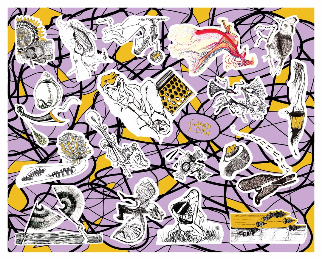 Weird Cool Angsty Sticker Sheet - Etsy