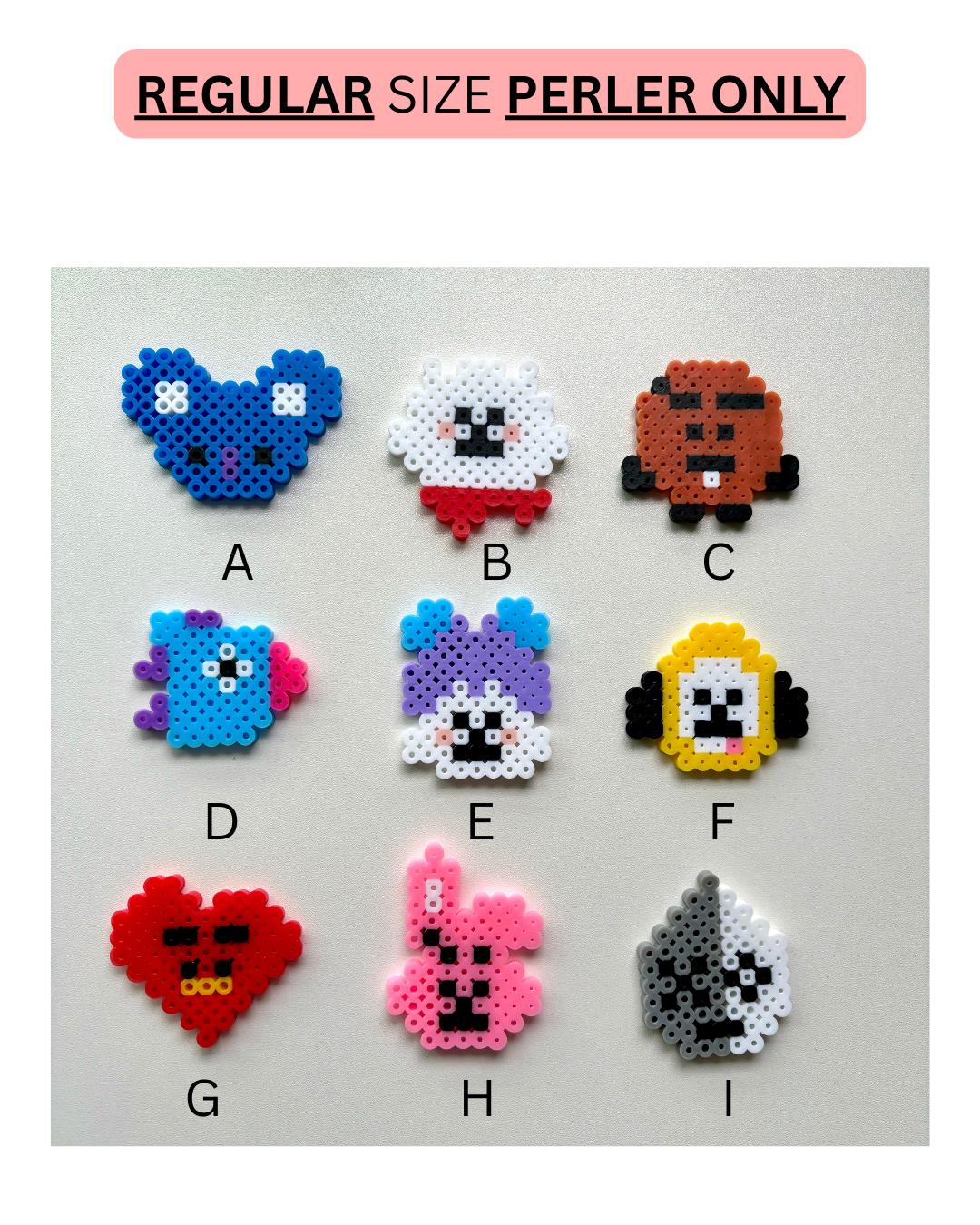 BT21/BTS Inspired Perler Beads and Kandi Friendship Bracelet (koya, RJ ...