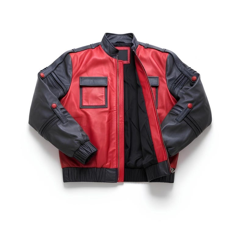 Marty Mcfly Back to the Future Jacket: 80s Leather Cosplay Costume - Etsy