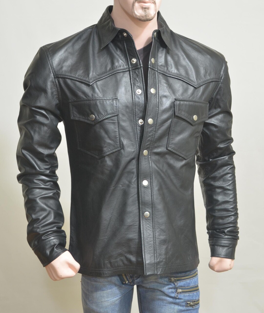 Handmade TWD Governor Sheepskin Leather Jacket | TV Series Costume - Etsy