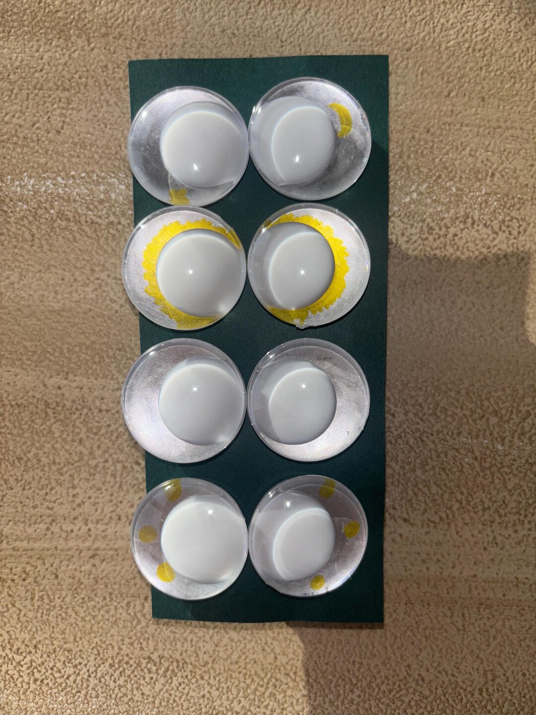 Hand Painted 25 Mm Safety Sinker Kawaii Eyes for Crochet Plushies and ...