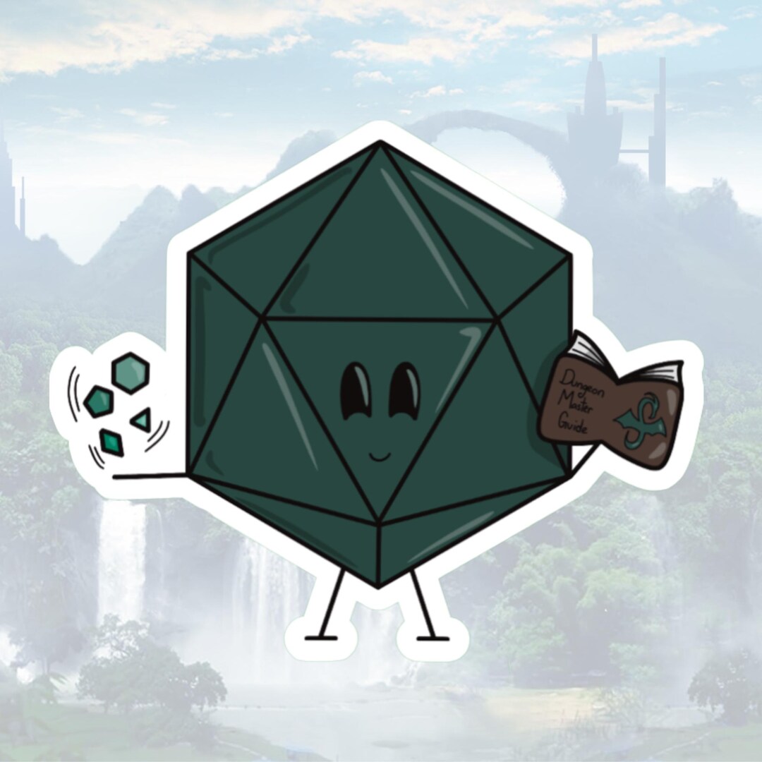 DM D20 Sticker - Etsy