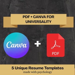 5 Modern Resume Templates – CV Bundle to Get More Job Interviews – ATS ...