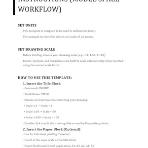 Autocad Drawing Template | A4–A0 Paper Sizes + Scalable Title Block ...