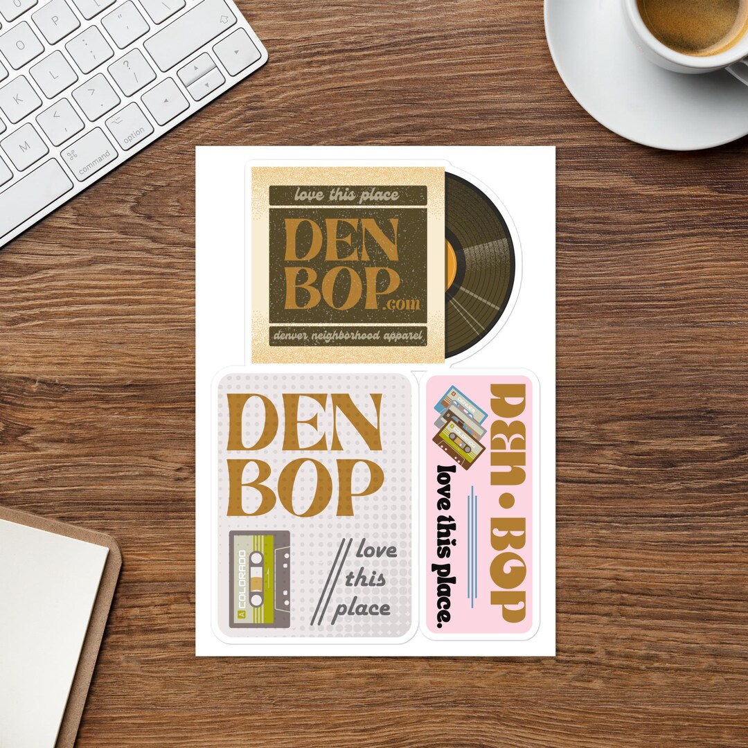 Den Bop Sticker Sheet - Etsy