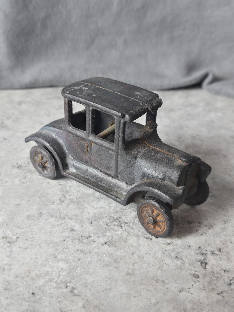 Antique Cast Iron Model T Toy Car • 1900s Americana Collectible - Etsy
