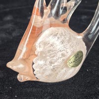 Glass Murano Style Fish Vase in Red and White (9”) - Etsy Canada