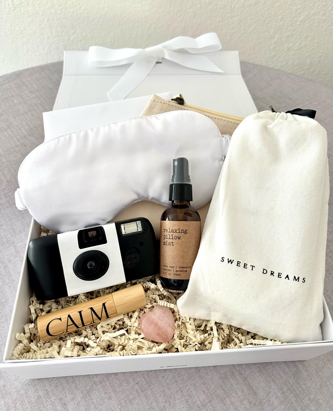 Travel Gift Box Set – Self Care Package With Sleep Eye Mask, Socks ...